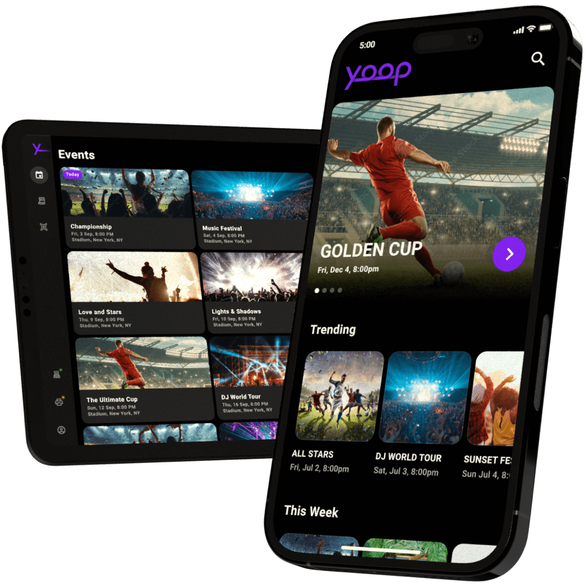 Facilitate your events management